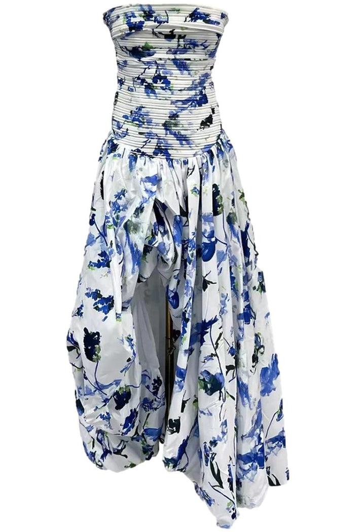 Amy Bubble Hem Floral Maxi Dress – shopUNIQUES.com