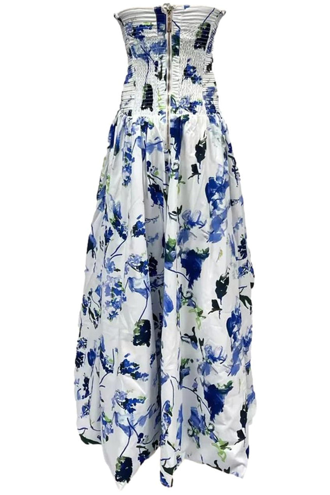 Amy Bubble Hem Floral Maxi Dress – shopUNIQUES.com