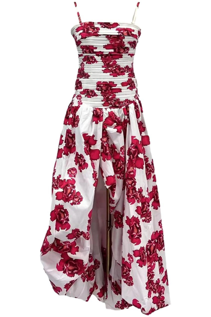 Amy Bubble Hem Floral Maxi Dress – shopUNIQUES.com